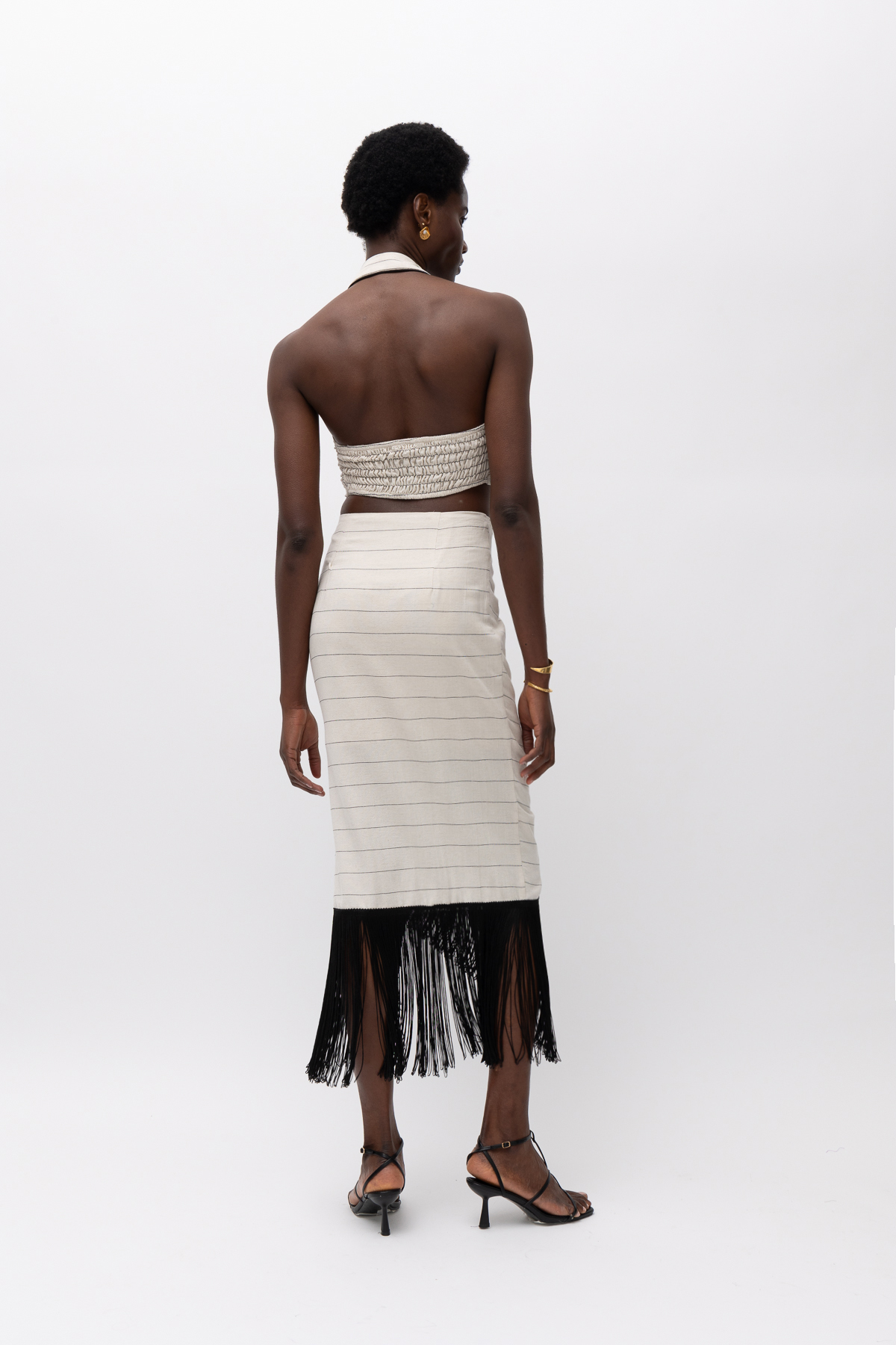 Flores Skirt - Beige Mallory The Label - COTTONCANDY BOUTIQUE