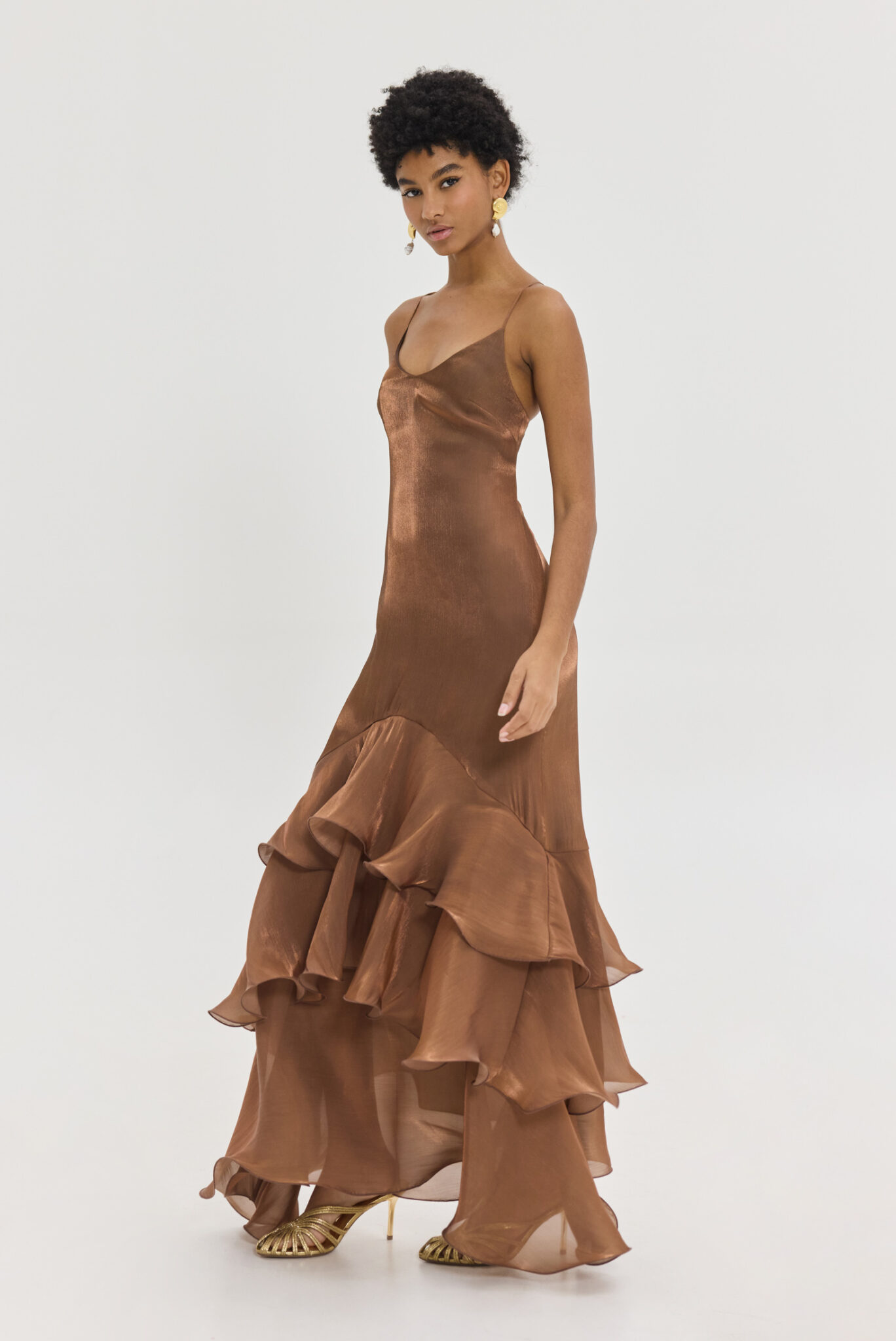 Olsi Dress - Brown Hemithea - COTTONCANDY BOUTIQUE
