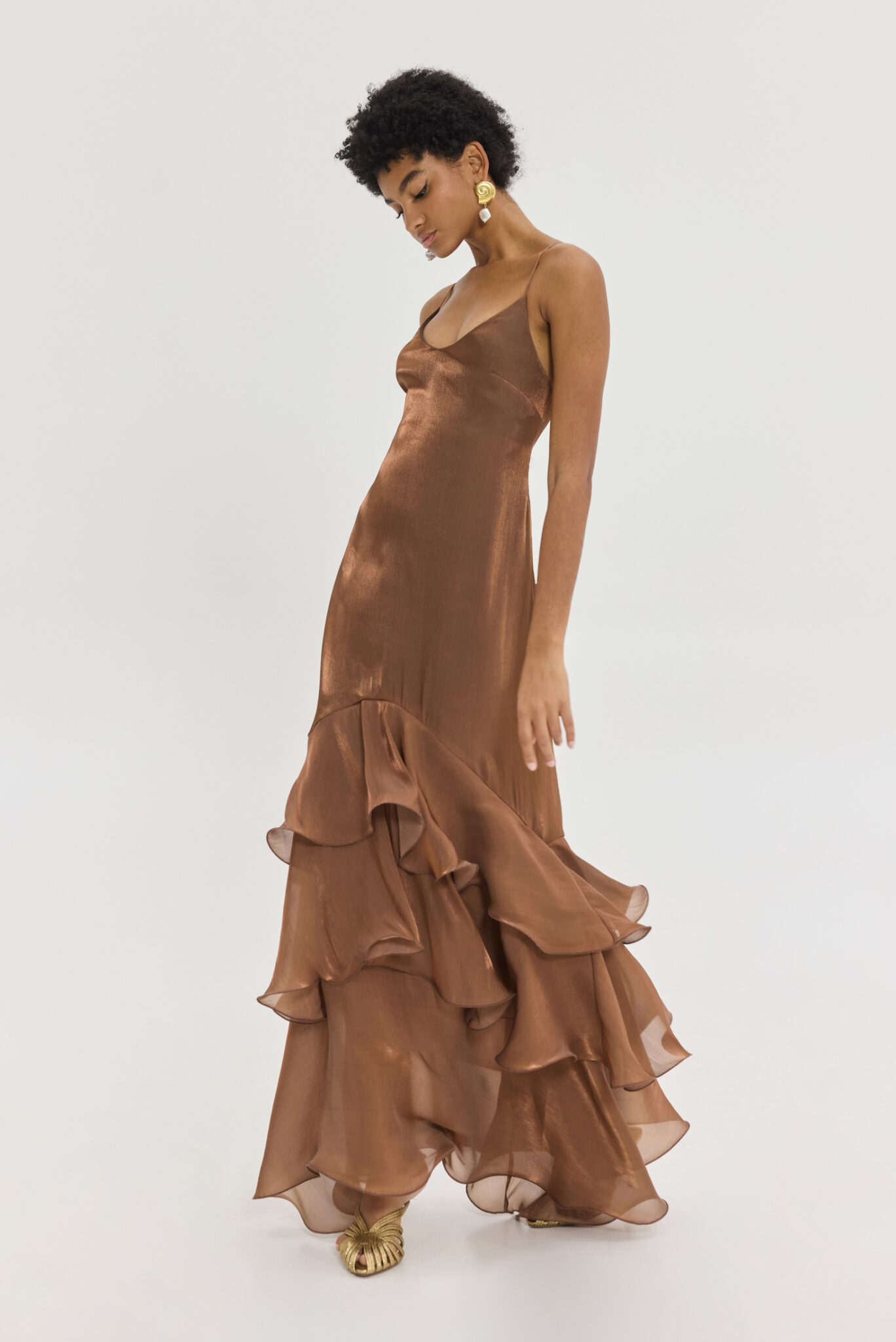 Olsi Dress - Brown Hemithea - COTTONCANDY BOUTIQUE
