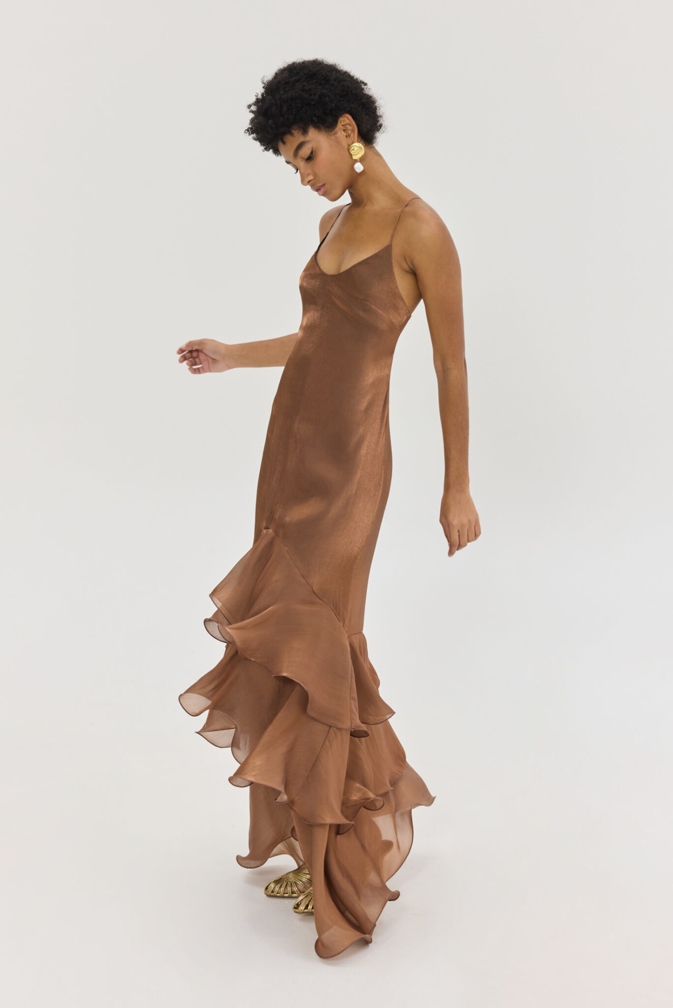 Olsi Dress - Brown Hemithea - COTTONCANDY BOUTIQUE